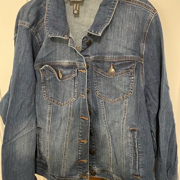 Love & Legend | Jackets & Coats | Love Legend Eliza Blue Denim Cotton ...